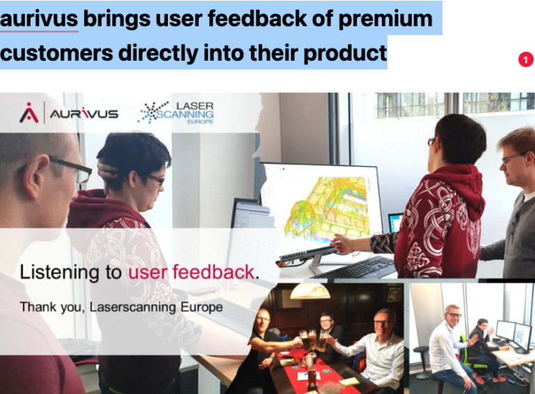 aurivus brings user feedback of premium customers directly into their product – aurivus